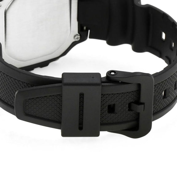 Casio W-218H-1AVEF Unisex Digital Watch, Black Resin, Water Resistant ...