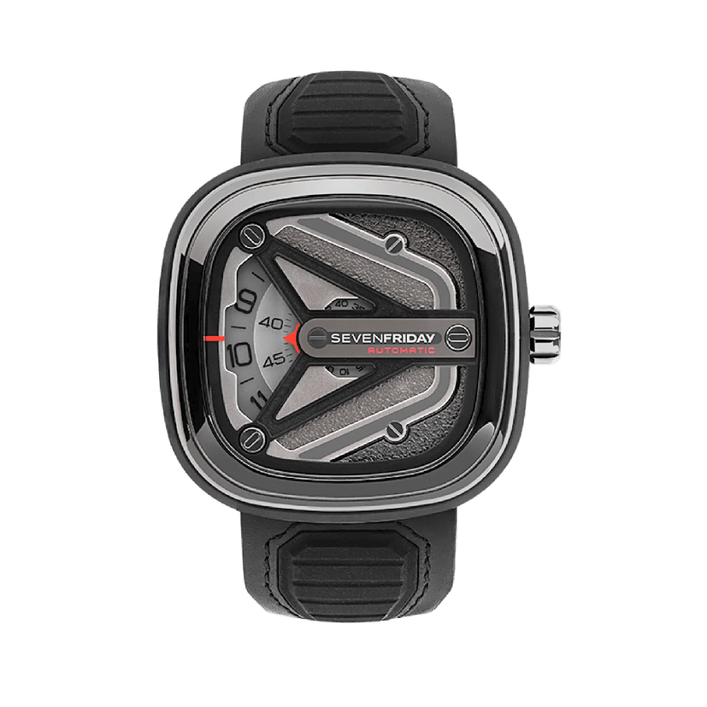 SEVENFRIDAY M3/01 Spaceship Watch, Men's, Futuristic Design, Leather ...
