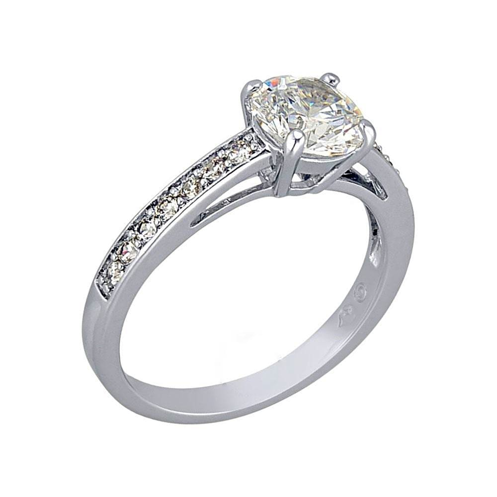 Swarovski 5032920 Attract Women's Ring, Size 52, Rhodium Plated, White ...
